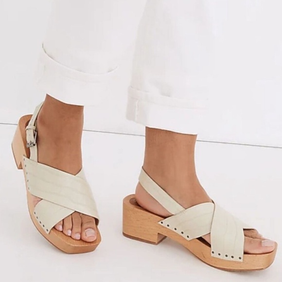 Madewell | Shoes | Madewell The Farrah Croc Embossed Leather Light ...